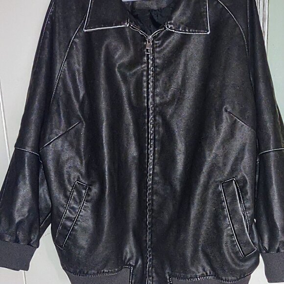 wild fable | Jackets & Coats | Wild Fable Mens Faux Black Leather ...